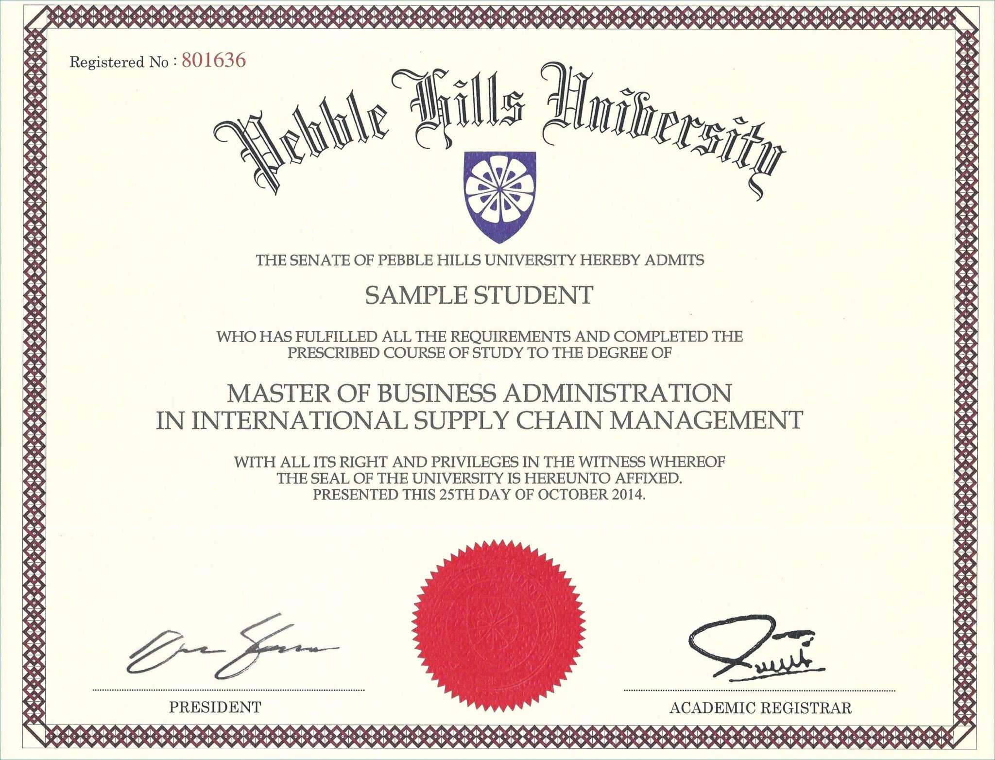 11 Free Printable Degree Certificates Templates Phd in Doctorate ...