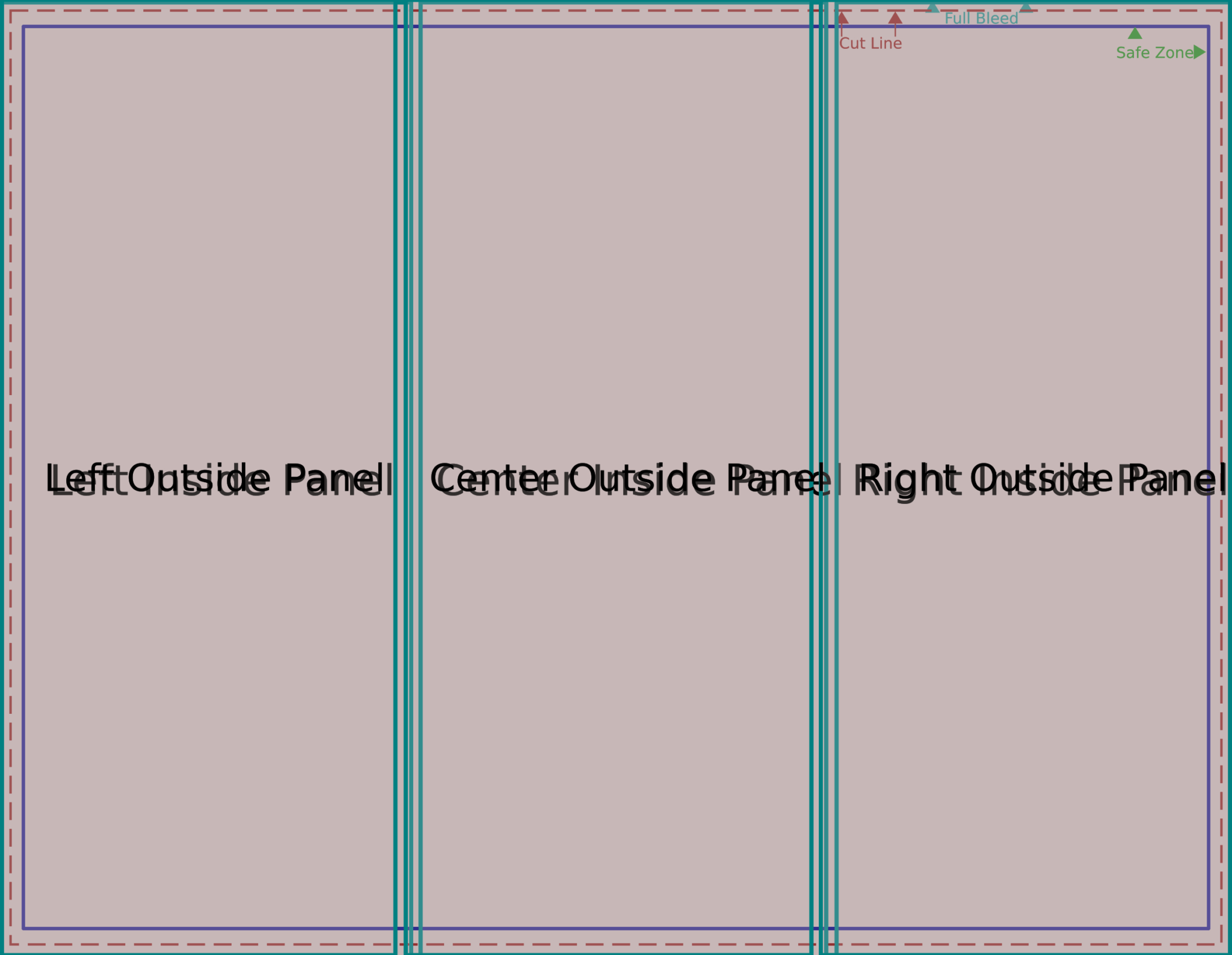 12 Best Photos Of Letter Fold Brochure Template – Tri-Fold throughout ...