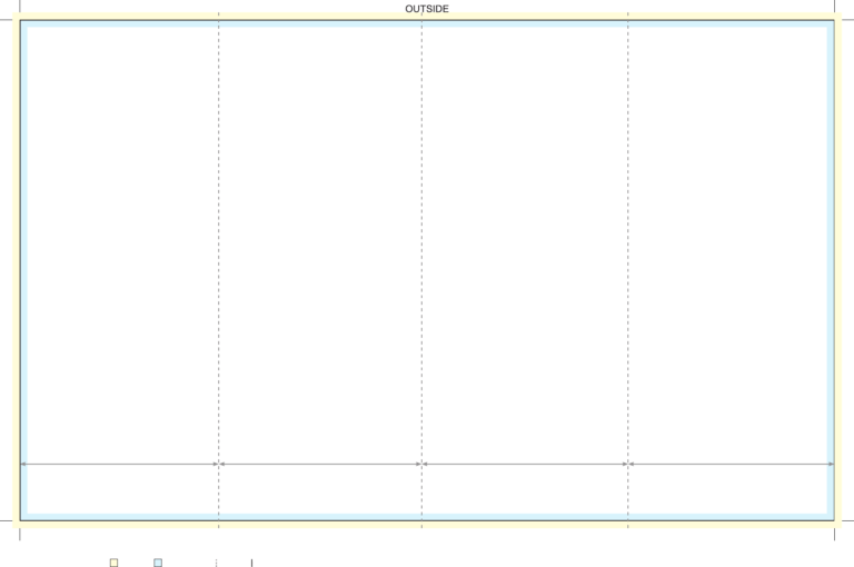 4 Panel Brochure Template (14 * 8.5) Free Download with 4 Fold Brochure ...