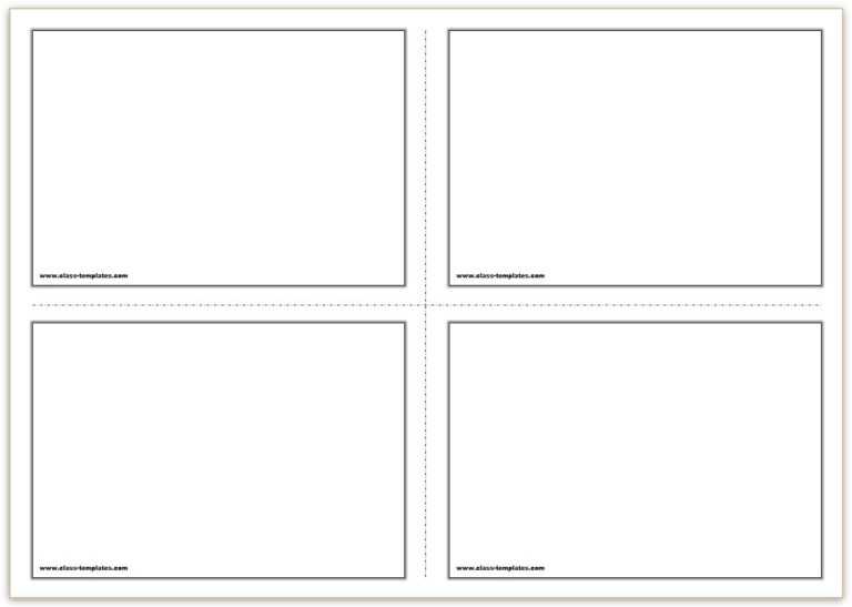 Free Printable Flash Cards Template throughout Word Template For 3X5 ...