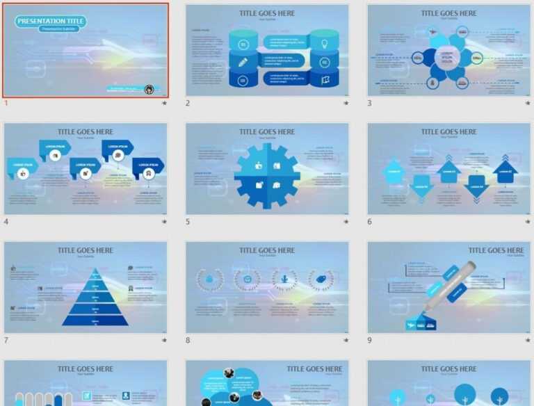 High Tech Powerpoint Template – Template.maexproit.com