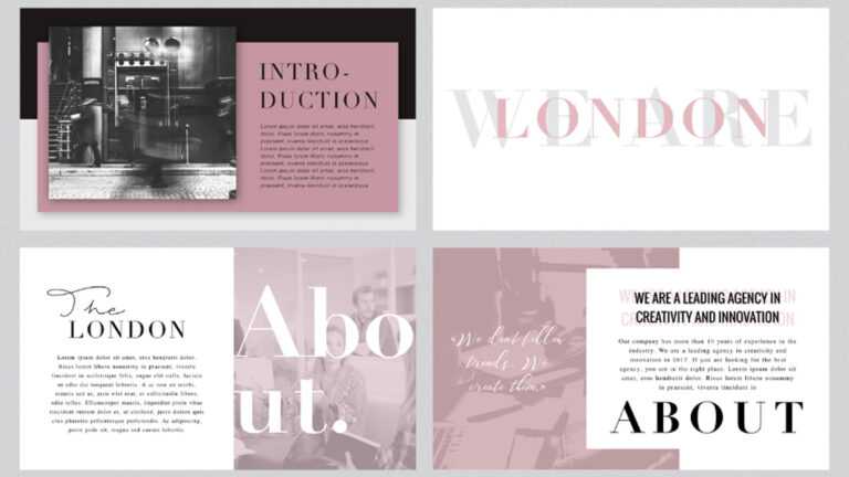 London Minimal Free Powerpoint Template Inside Fancy Powerpoint