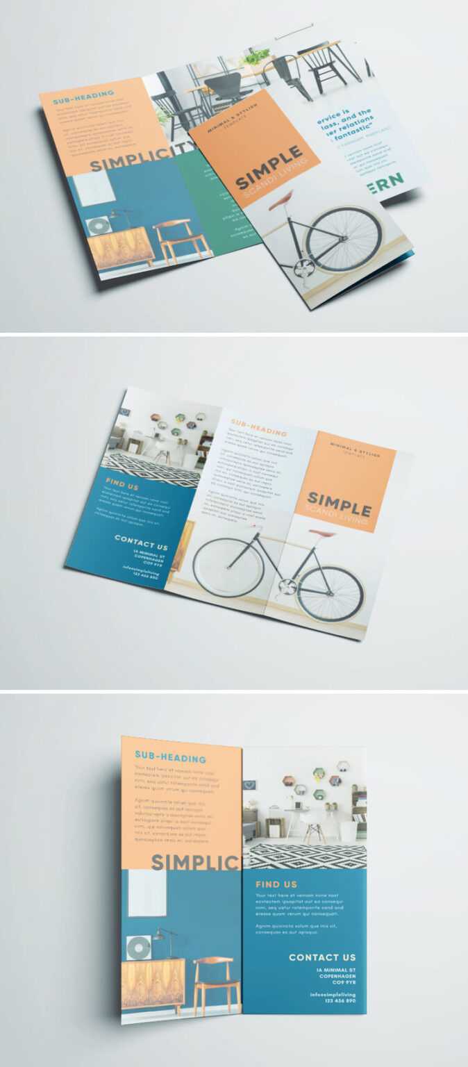 Simple Tri Fold Brochure | Free Indesign Template with Free Brochure ...