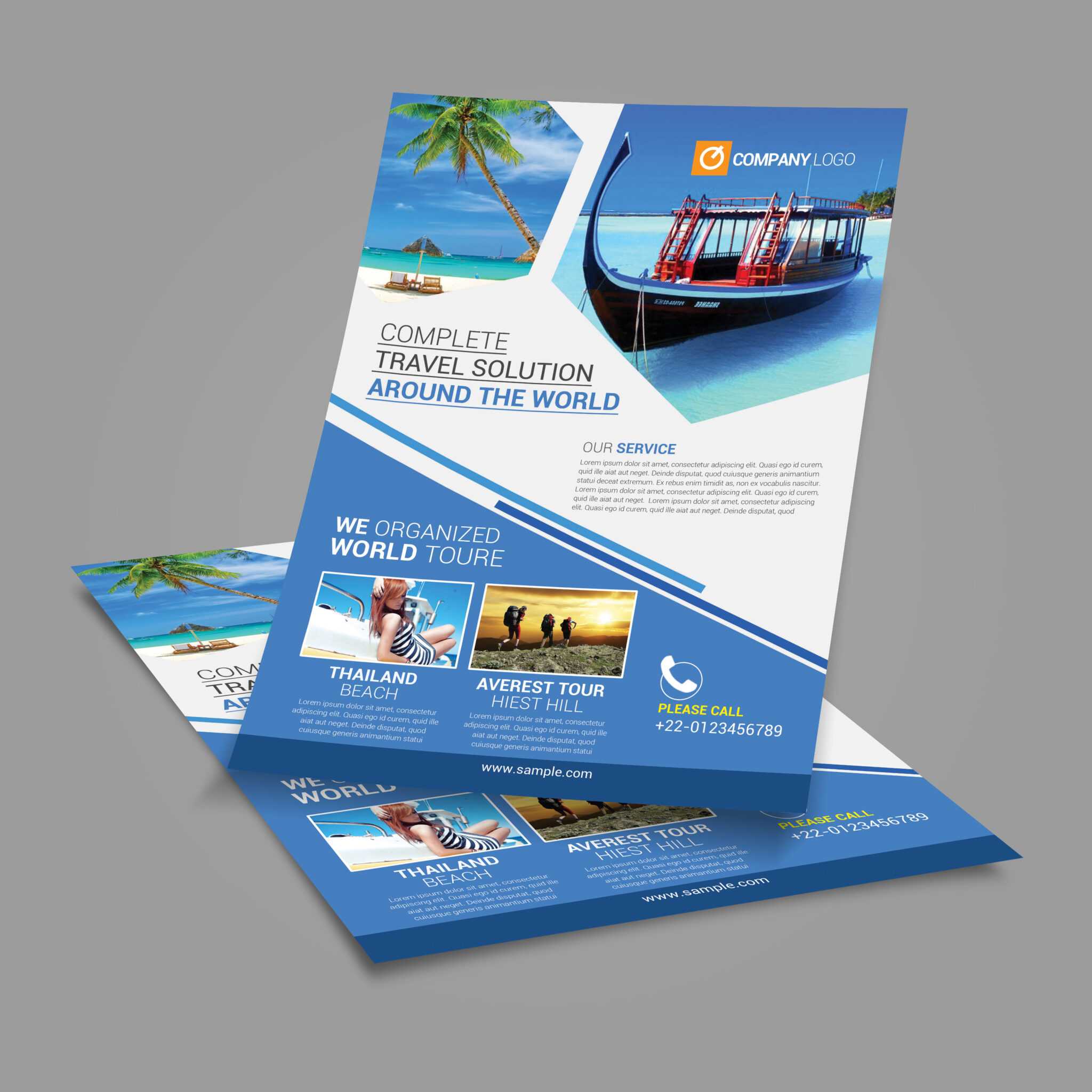 Tour Pamphlet Design – Meser.vtngcf in Travel And Tourism Brochure ...